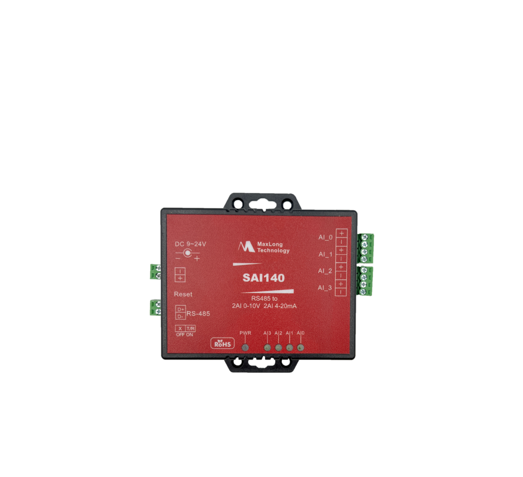 SAI140 – Analog Input Modbus Gateway - MaxLong Technology Co., Ltd.